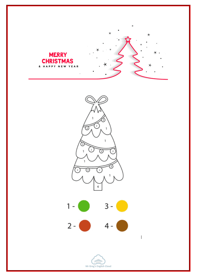 Kindergarten Christmas Worksheets - Mr. Greg