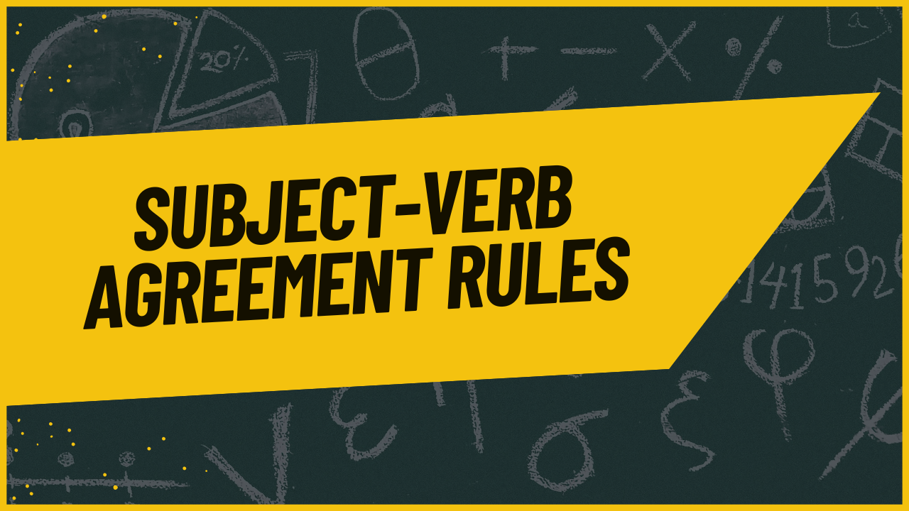 Subject‑Verb Agreement Rules: Top 10 Things You Must Know - Mr. Greg ...