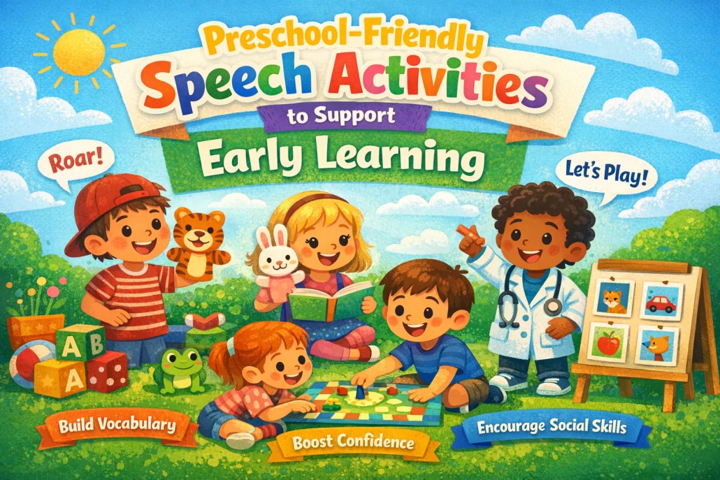 Preschool-Friendly Speech Activities to Support Early Learning - Mr ...