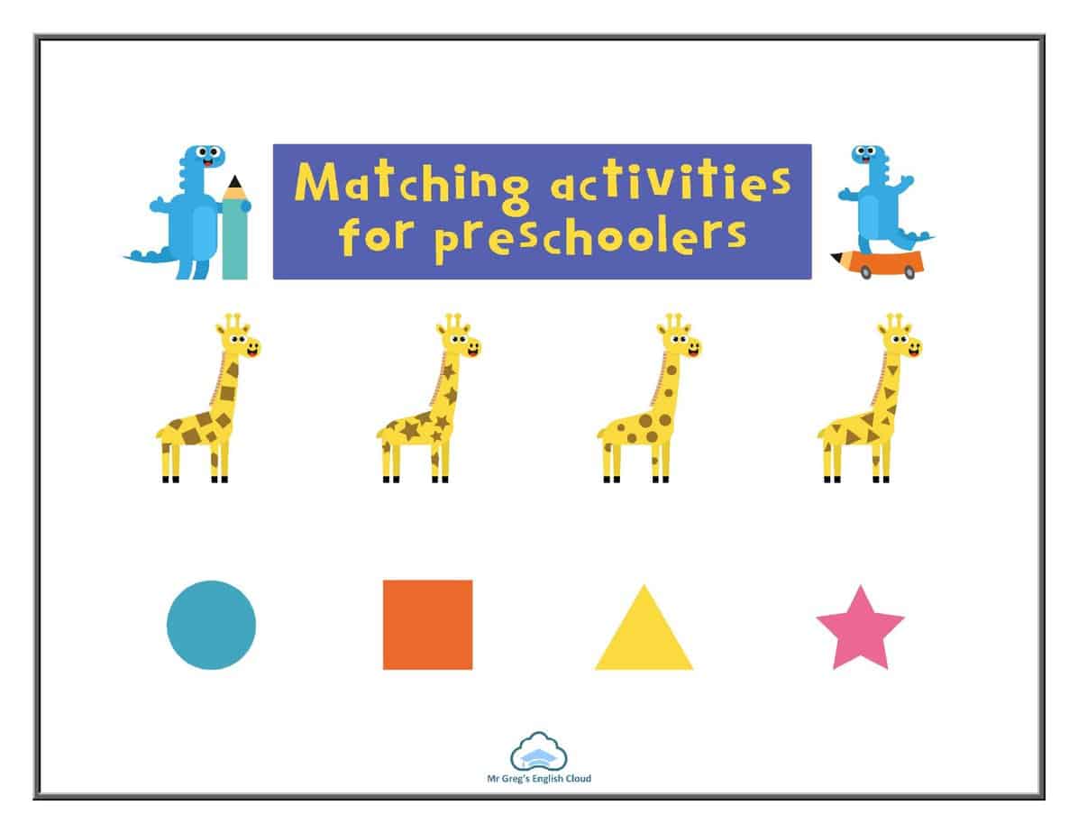 Matching Preschool_page-0001 – Mr Greg's English Cloud