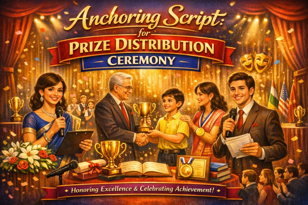 Anchoring Script for Prize Distribution Ceremony - Mr. Greg - English ...
