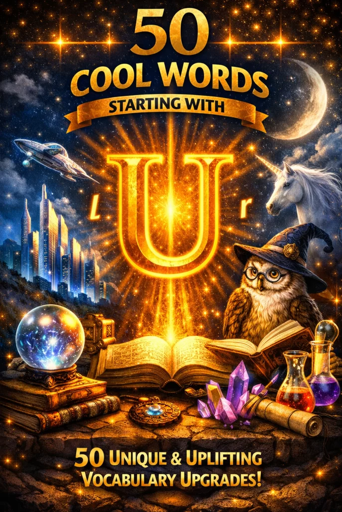 Cool Words Starting with U: 50 Unique and Uplifting Vocabulary Upgrades ...